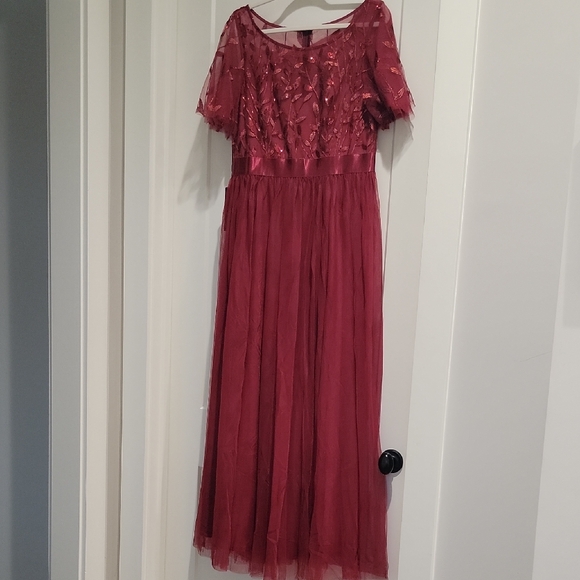 Ever Pretty | Dresses | Ever Pretty Elegant Burgundy Maxi Dress | Poshmark